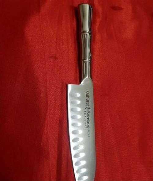 Нож сантоку Samura Bamboo Aus-8,SBA.0093,137мм