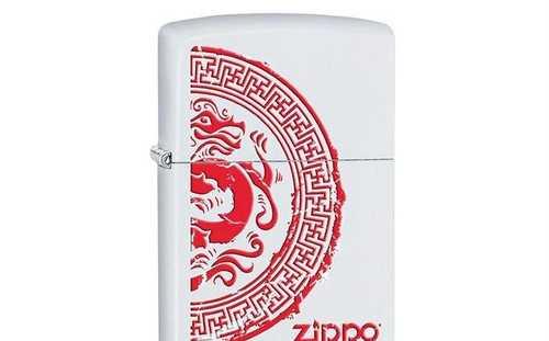 Зажигалка Zippo Печать Дракона, новая