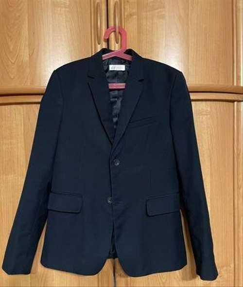 Пиджак H&M синий, размер 11-12, 158 см