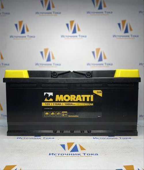 Аккумулятор Moratti 6ст- 110 R+ оп