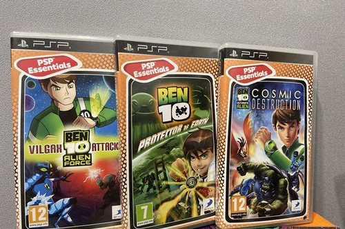 Сет игр для PSP Ben 10