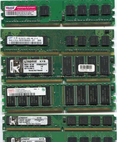 Модули памяти DDR2 и DDR400