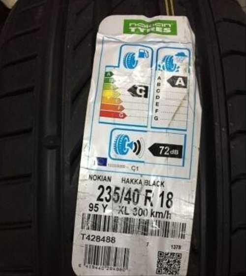 Hakka Black 235/40 r18 95y. Nokian w 235/40 r18 95t XL. Нокиан Хакка Блэк индикатор расхода. Black 235.