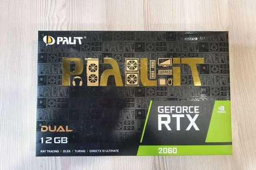 Видеокарта Palit RTX2060 12gb Dual