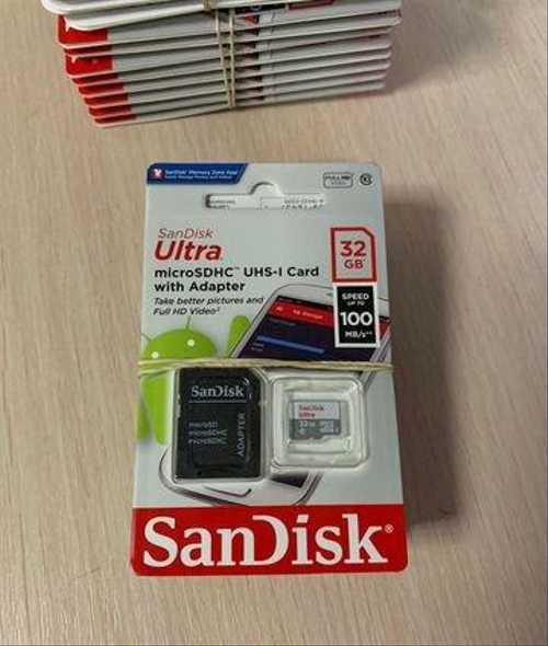 Карта памяти micro sdhc 32GB sandisk