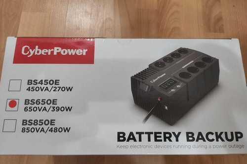 Ибп CyberPower BS650E NEW