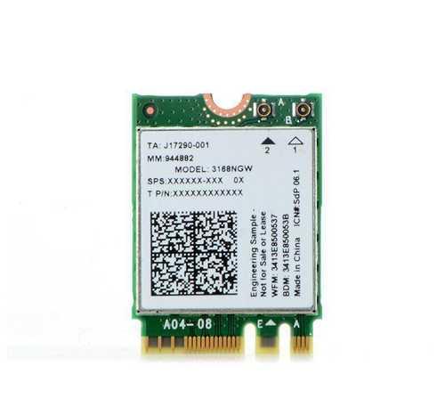 Сетевая карта 3168 NGW M.2 wifi+BT adapter card