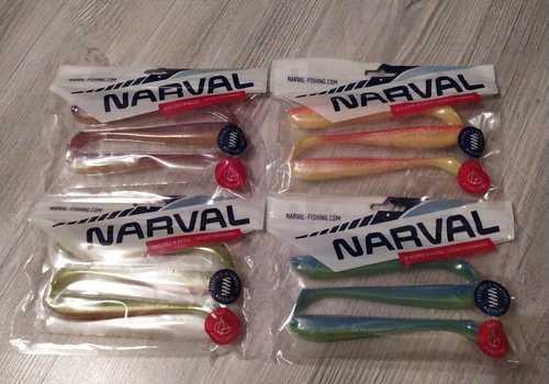 Новые силиконовые приманки narval Slim minnow 16см