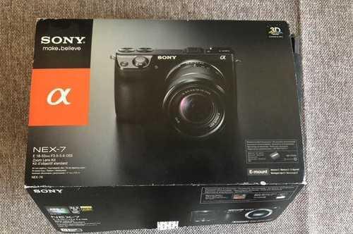 Sony Alpha NEX-7 Kit + дорогой чехол в подарок
