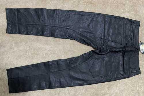G-star новые кожаные байкерские брюки джинсы W33