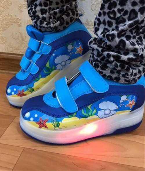 Кеды на колесах