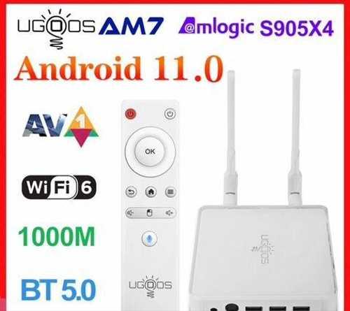 Ugoos AM7 4/32G TV BOX iptv приставка