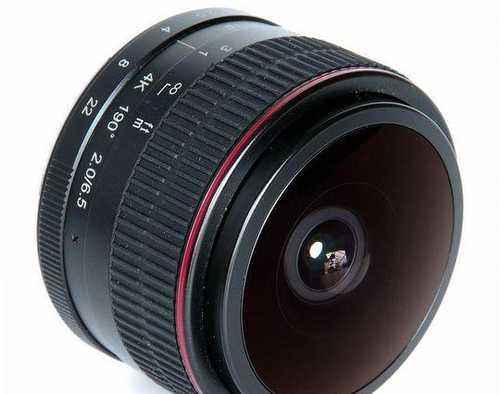 Объектив Meike 6.5mm f2.0 Ultra Wide Fisheye для S