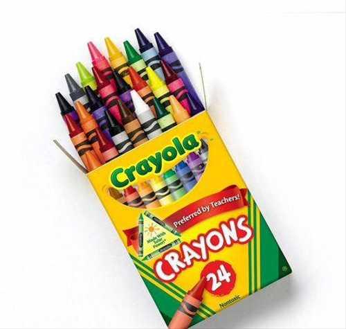 Набор восковые мелки Crayola новые