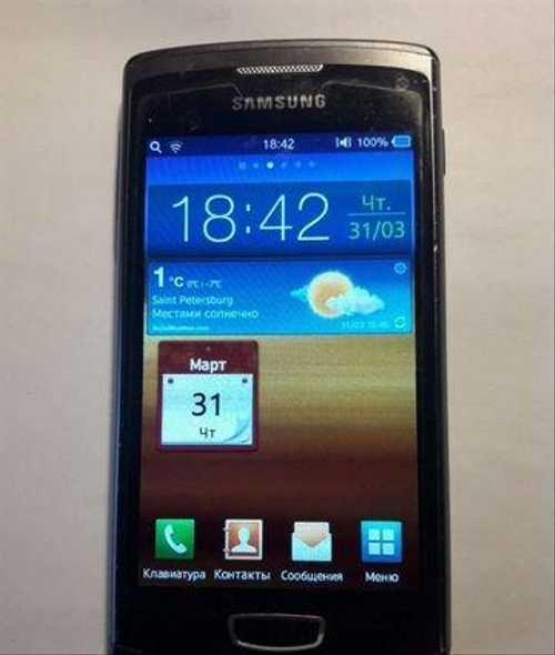 Телефон Samsung Wave 3 GT-S8600