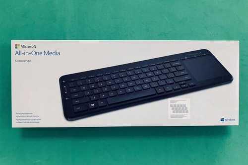 Microsoft All-in-One Media Keyboard Black USB NEW