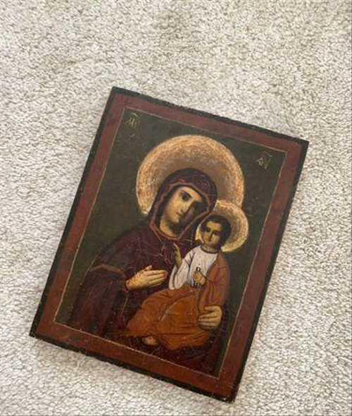 Антикварная Икона Богородица Смоленская