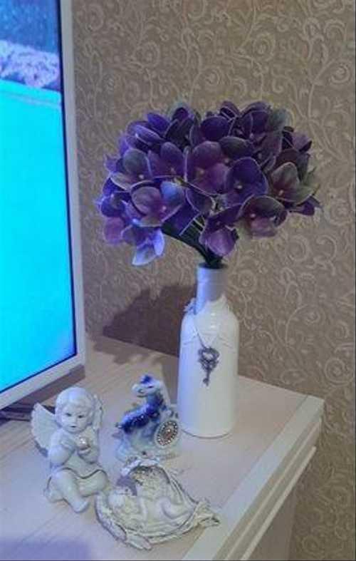 Декор для дома, ваза с цветами, статуэтки