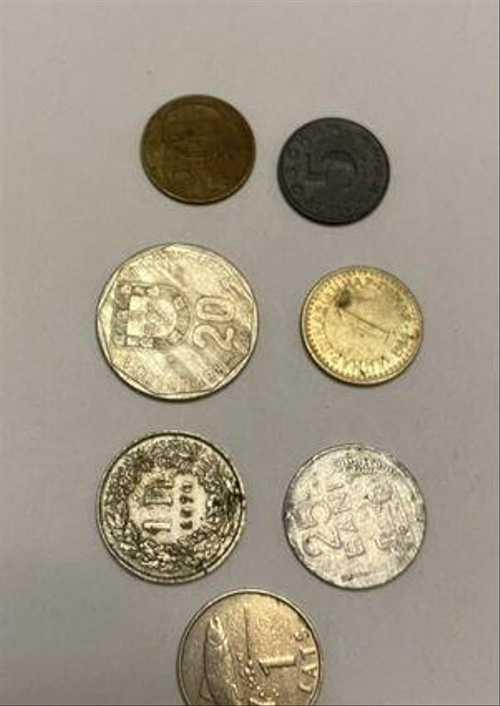 Монеты европы