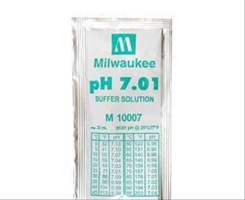 Буферный раствор pH 7.01 20ml milwaukee