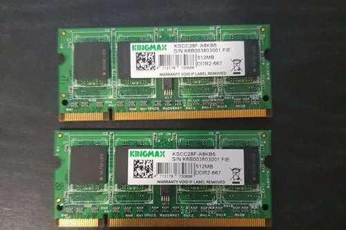 Оперативная память ddr2 kingmax kscc28f-a8kb5 для