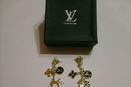 Серьги LV Louis Vuitton. Новые в коробке