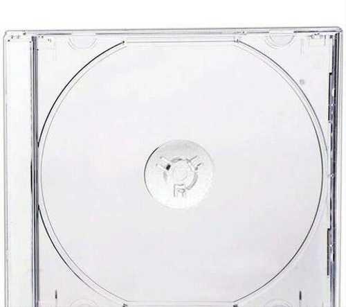 Коробка для 1CD/DVD, Slim-футляр, прозрачный
