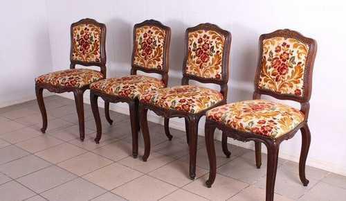 Комплект из 4 стульев.Массив.Винтаж.Art-993