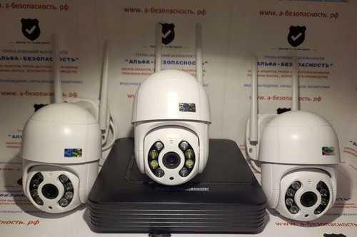 Комплект видеонаблюдения Alpha Lan PTZ 3 камеры