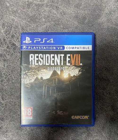 Игра для приставки PS4 resident evill