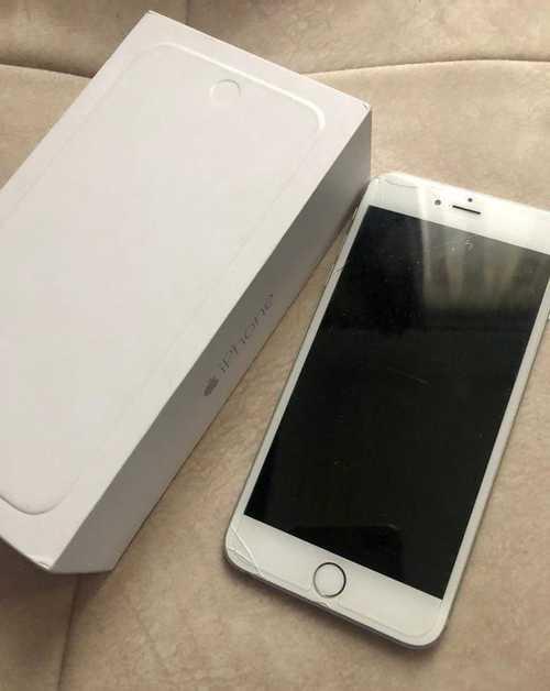 iPhone 6plus silver 128 Gb