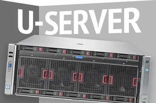 Сервер HP DL580 Gen9 4x E7-8880v4 512Gb 4x1500W