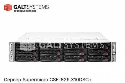 Сервер Supermicro CSE-826 X10DSC+ 1xE5-2650Lv3 8GB