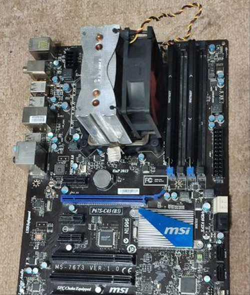 Материнская плата MSI P675-c43+ i5 2400+DDR3 16gb
