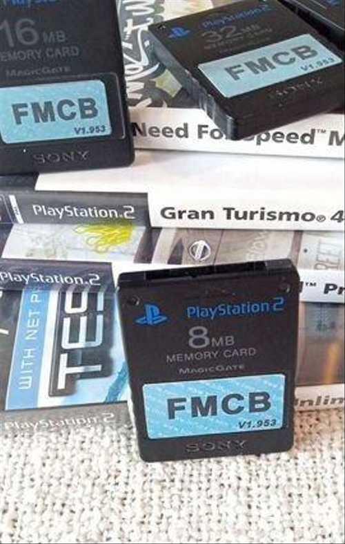 Карта памяти fmcb для Sony PlayStation 2