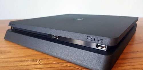 Playstation 4 slim (PS4 2018) + 14 современных игр