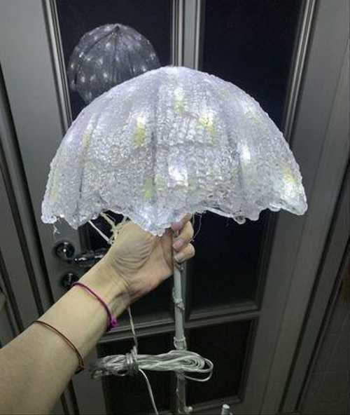 Зонтик светящийся, декор