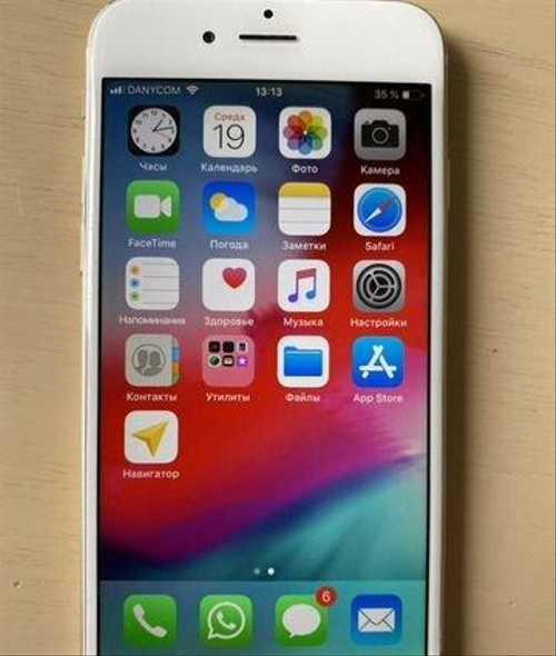 Телефон iPhone 6 16 gb gold