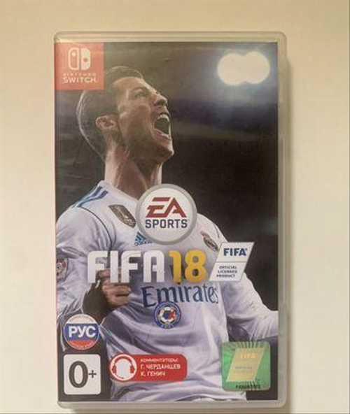 Игра Fifa18 для Nintendo Switch