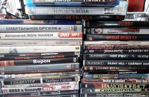 Blu-ray и DVD диски. фильмы