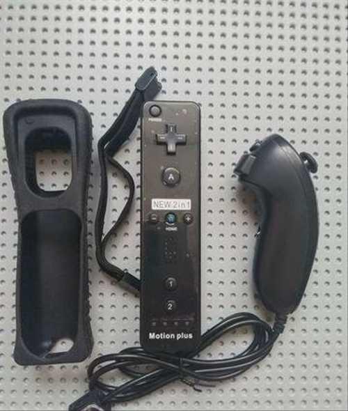 Новый контроллер + нунчак для Nintendo Wii
