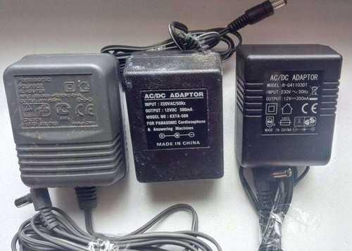 Адаптер 12v 500mA; 12v 350mA; 6v 500mA