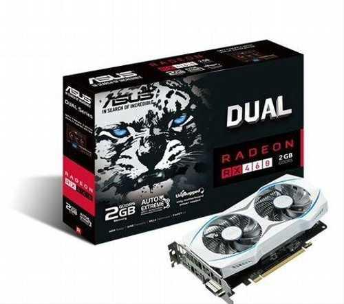 Видеокарта asus Radeon RX460 2Гб dual