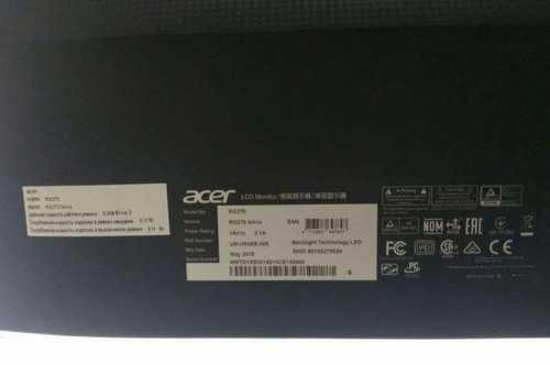 Монитор Acer RG270 bmiix