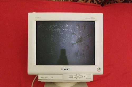 Монитор 14" sony Trinitron Multiscan 100GS неиспр