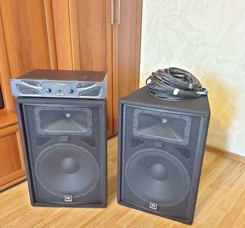 Усилитель Crown XLi2500+колонки JBL JRX215