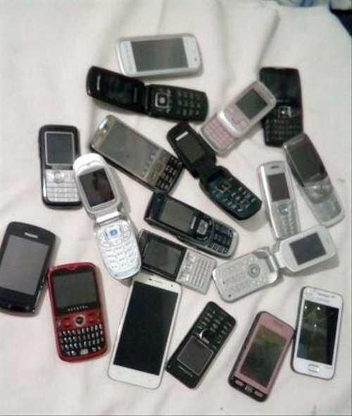 Сотовые телефоны Nokia, Samsung, Sony, Alcatel