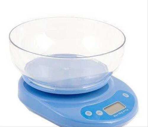 Электронные кухонные весы с чашей, 5 кг