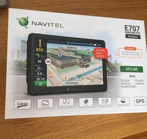 Gps Навигатор navitel E707 magnetic