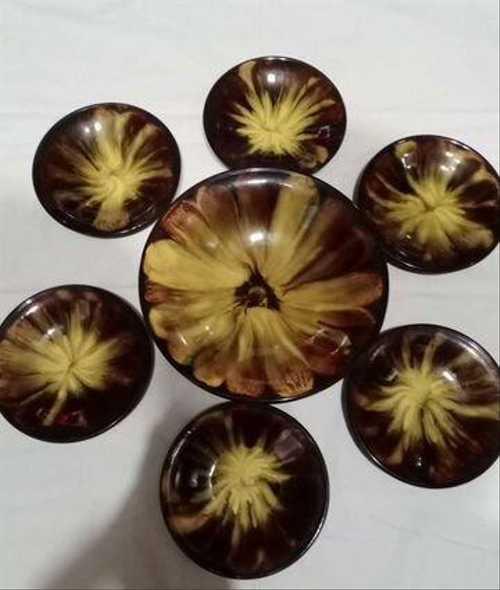 Набор керамических тарелок Импрессионизм зик Конак